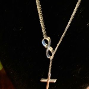 Jewelry | Sterling Silver Infinity Cross Pendant | Poshmark